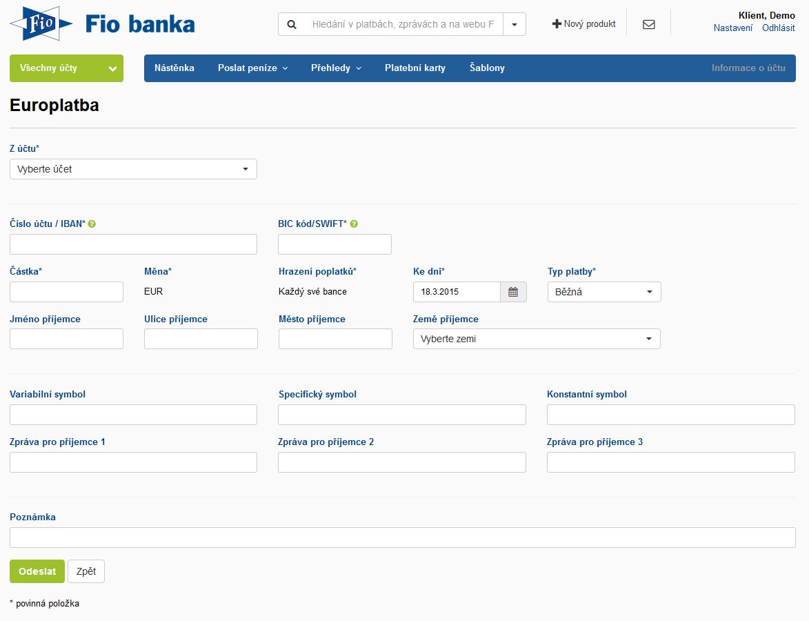 Jak Vypad Nov Fio Internetbanking Fio Banka